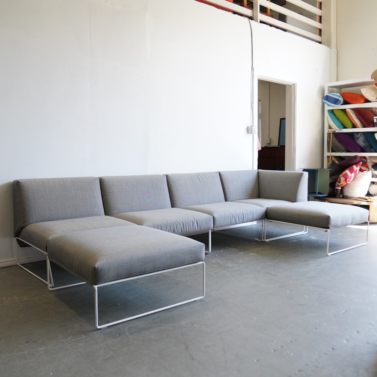 Andreu World 6 Piece Modular Siesta Indoor/ Outdoor sectional sofa – enliven mart