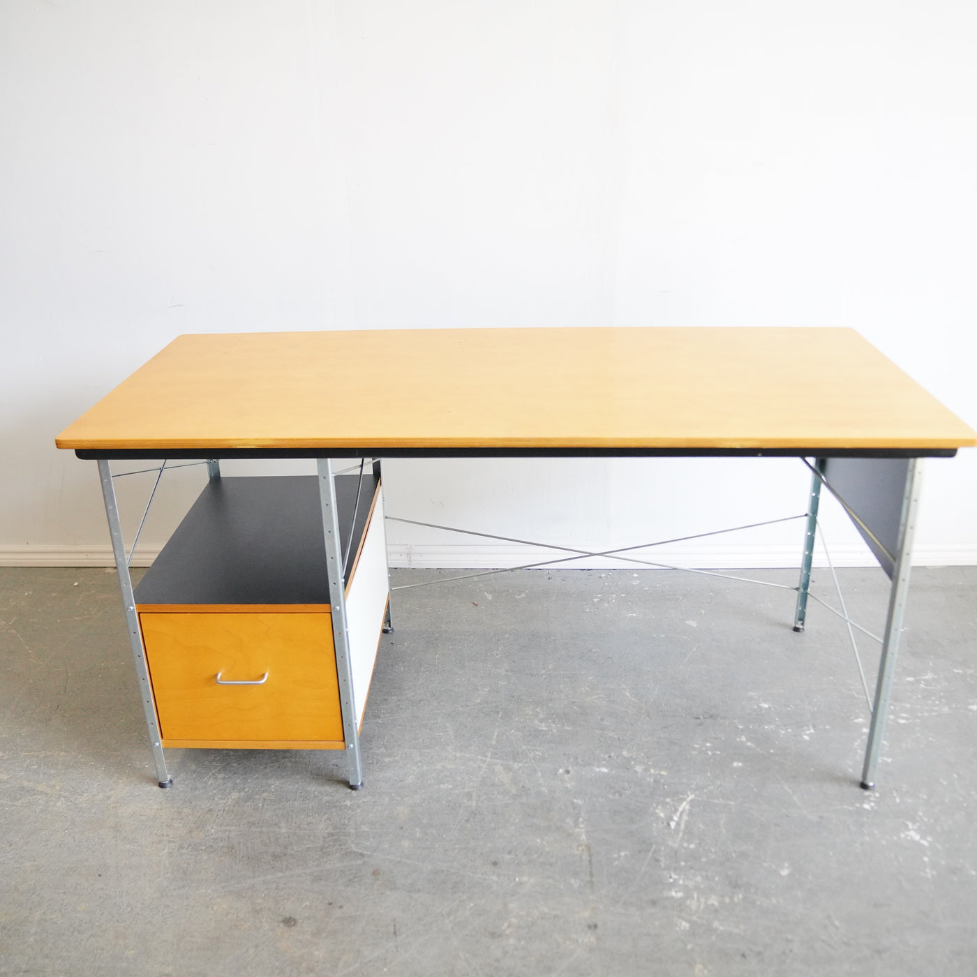 Authentic Herman Miller Eames Desk Unit with Storage · enliven mart