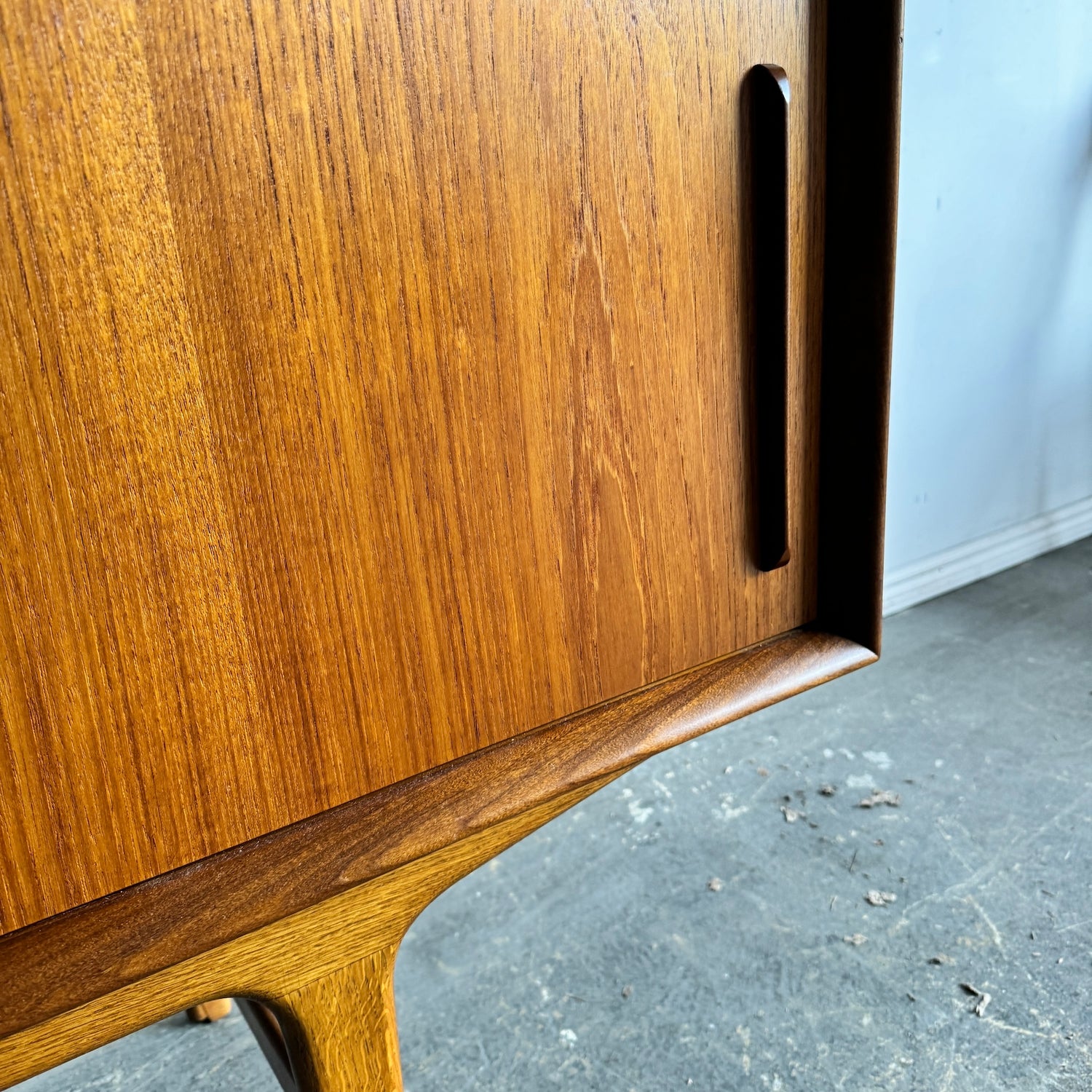 Danish Modern Teak Highboard Bar Cabinet – enliven mart