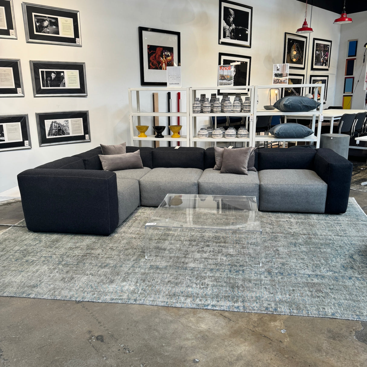 New! Design Within Reach hay 5 Piece modular Mags Sectional Sofa ...