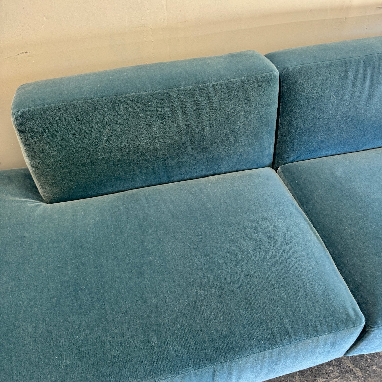 Keilhauer Meander Two piece modular Mohair upholstery Sofa – enliven mart