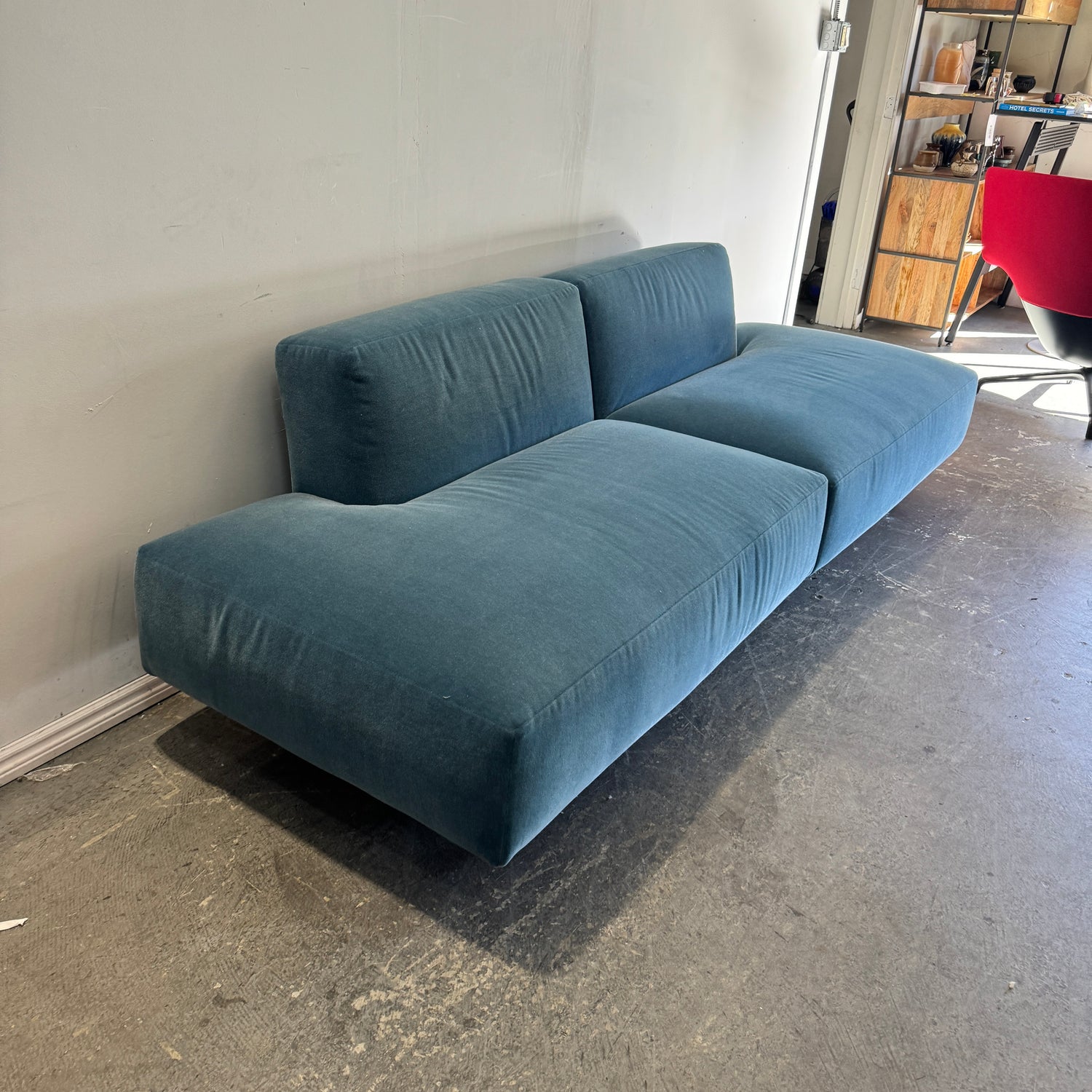 Keilhauer Meander Two piece modular Mohair upholstery Sofa – enliven mart