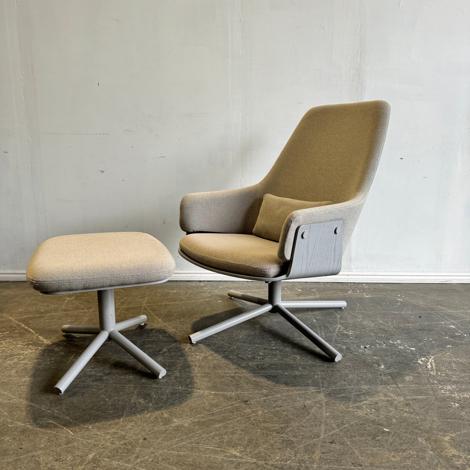 Blu Dot Lock Lounge Chair and Ottoman – enliven mart