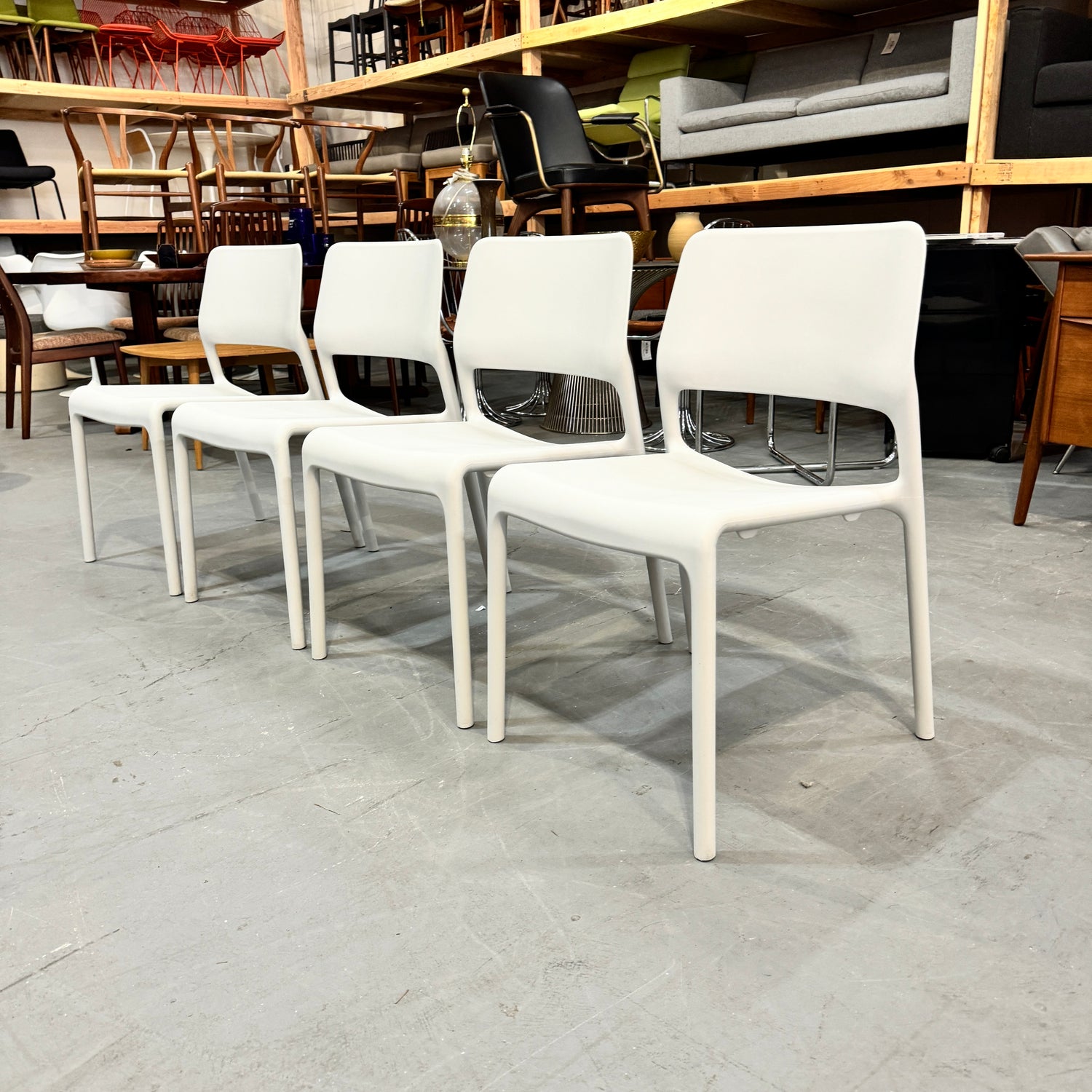 Authentic Knoll Spark stacking Indoor/ Outdoor dining chairs – enliven mart
