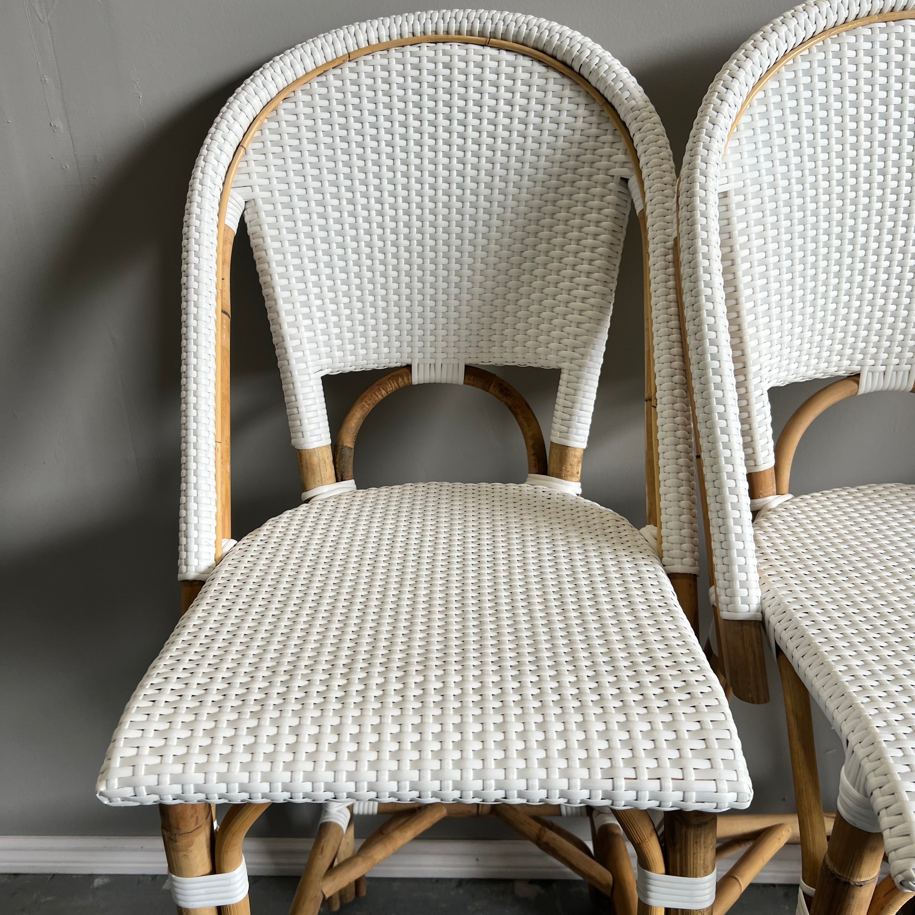 Serena & Lily Riviera Rattan Bar Stools · enliven mart