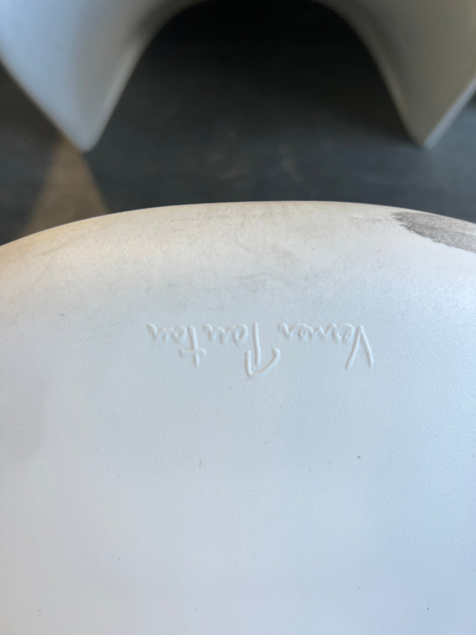 Authentic Vitra set of 6 Vernor Panton chairs · enliven mart