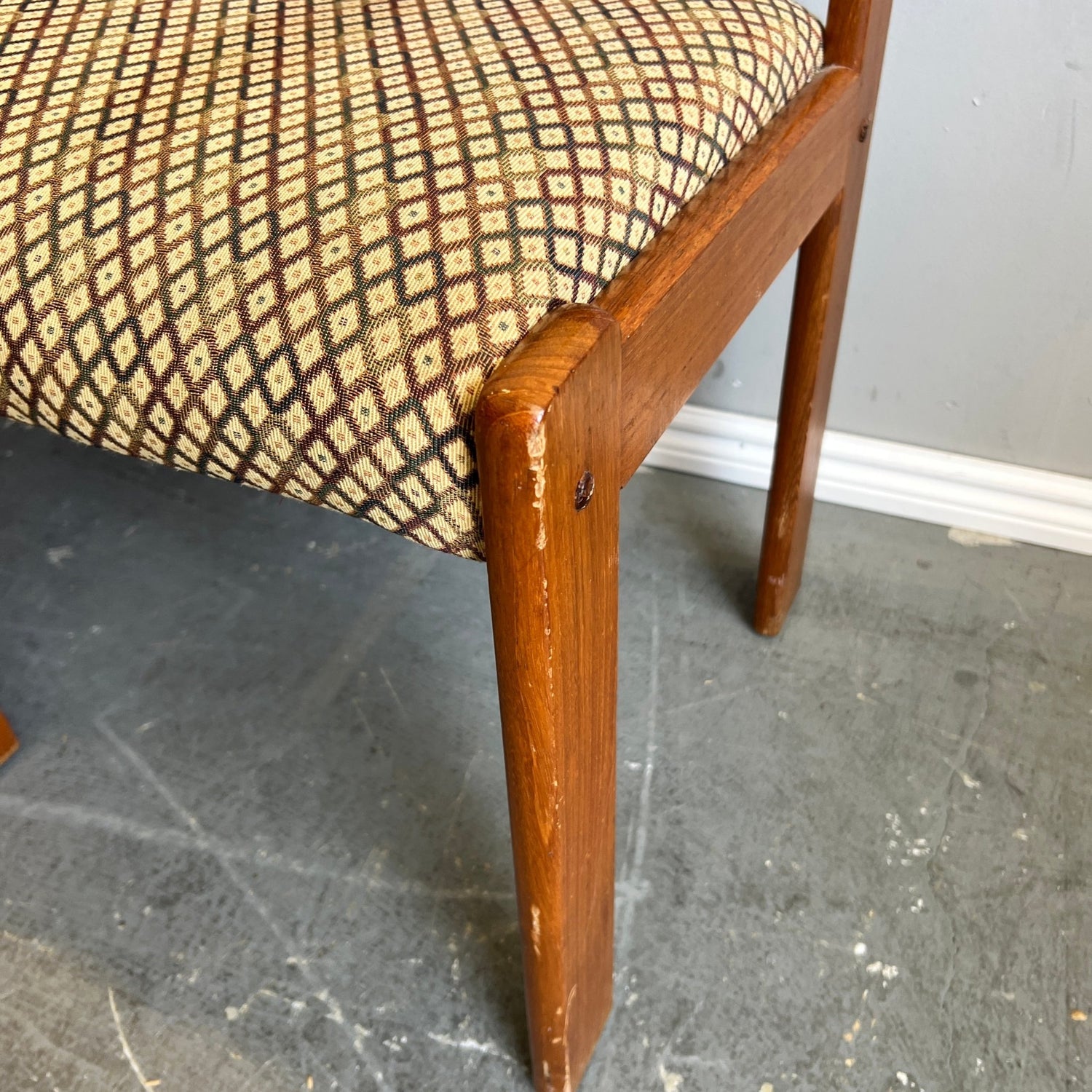 Danish Farso Stolefabrik set of 4 teak wood dining chairs – enliven mart