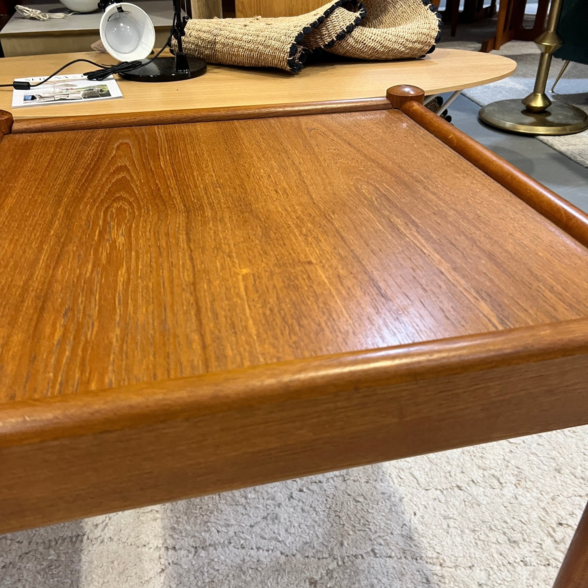 Vintage Scandinavian teak coffee table by Domino Møbler, Denmark 1960 ...